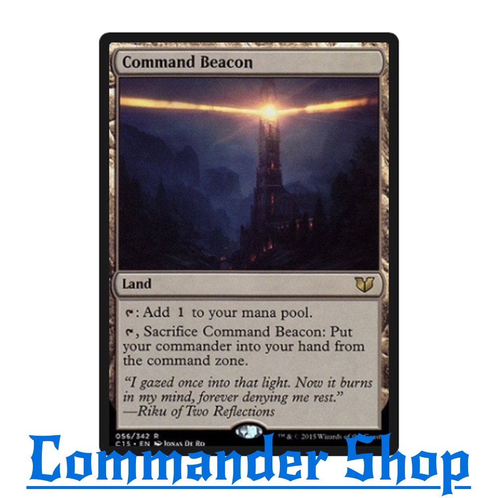 Command Beacon (Land) ให้สี Colorless การ์ดเกม Magic The Gathering (MTG ...