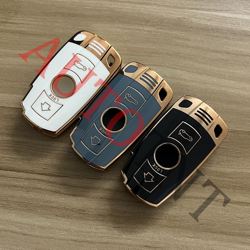 เคสกุญแจรีโมตรถยนต์ 3 ปุ่ม สําหรับ BMW E61 E90 E82 E70 E71 E87 E88 E89 X5 X6 For 1 3 5 6 Series ...