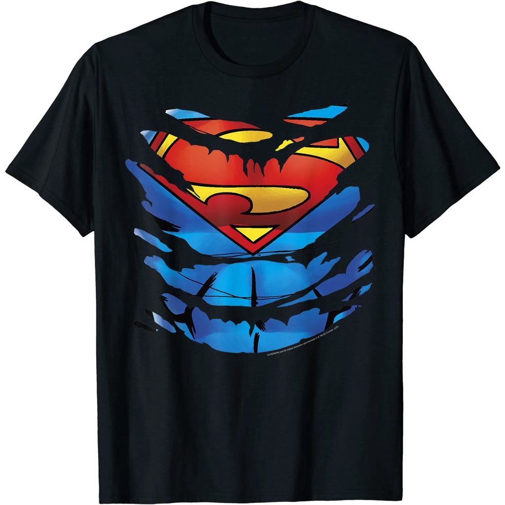 เสื้อยืด Superman Costume Rip Through Kids T-Shirt Fashion Clothing ...