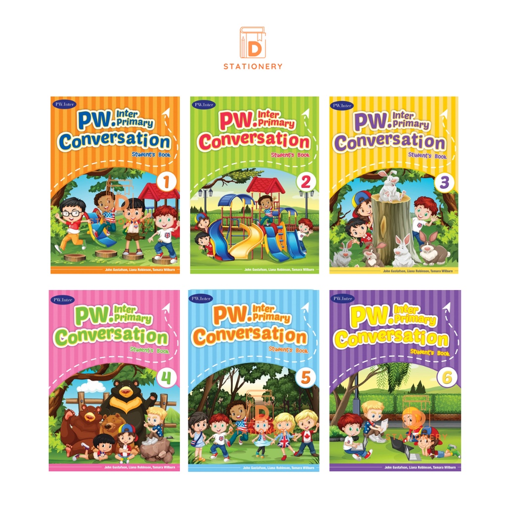 หนังสือเรียน PW. Inter Primary Conversation ป.1,ป.2,ป.3,ป.4,ป.5,ป.6 Student's Book | Shopee Thailand