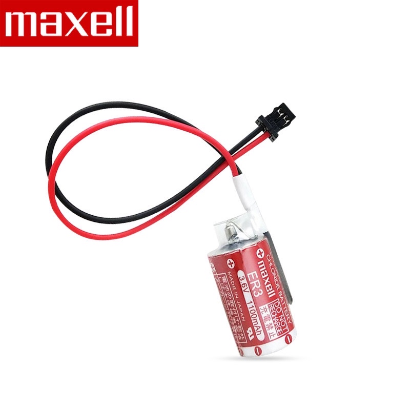 Maxell ER3 3.6V 1100MAH Horned PLC Lithium Battery Batteries w | Shopee ...