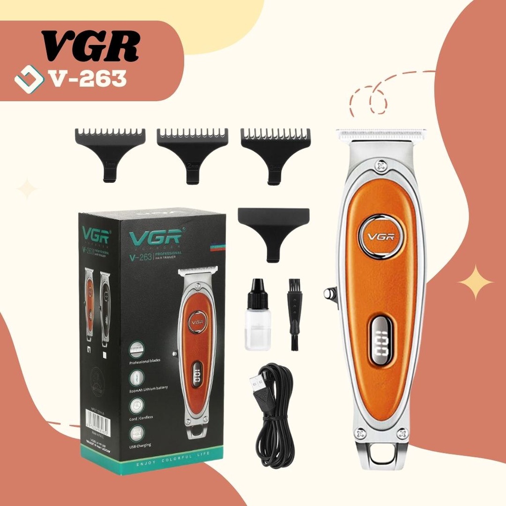 VGR Professional Hiar Trimmer รุ่น V-262 (263) | Shopee Thailand