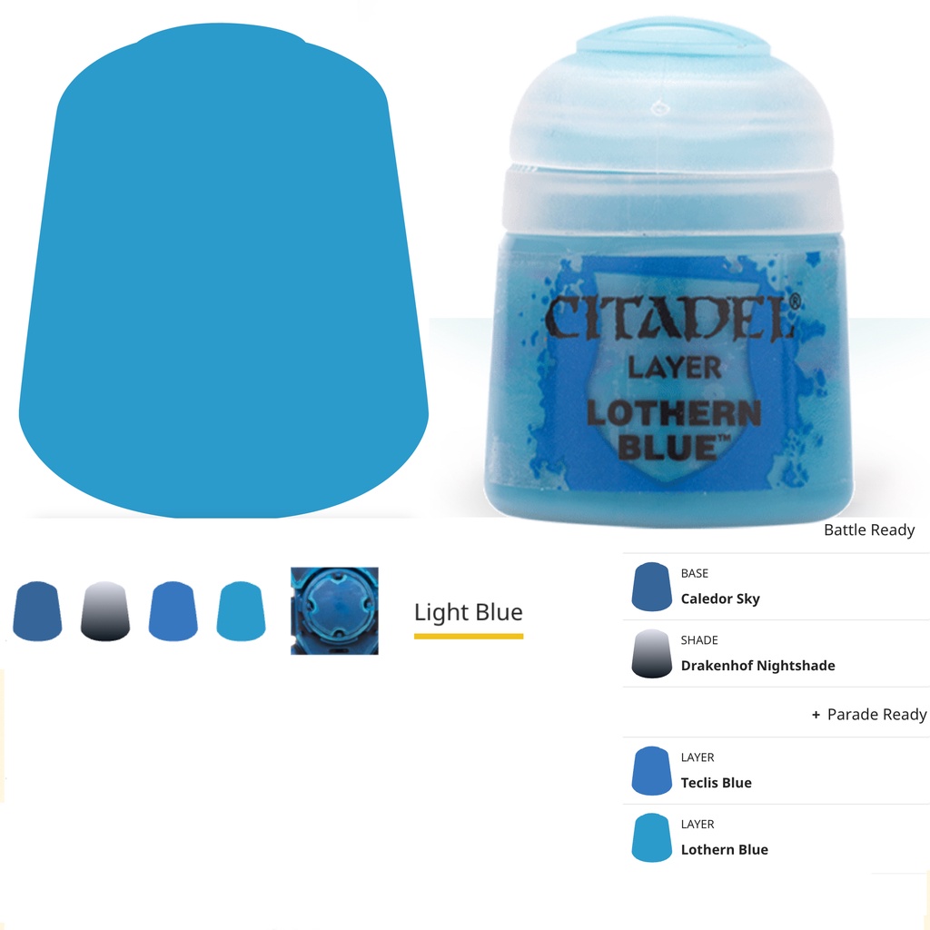 CITADEL COLOUR: LAYER SET 1 สีอะคริลิคสูตรน้ำ กลุ่มสีเลเยอร์ | Shopee ...