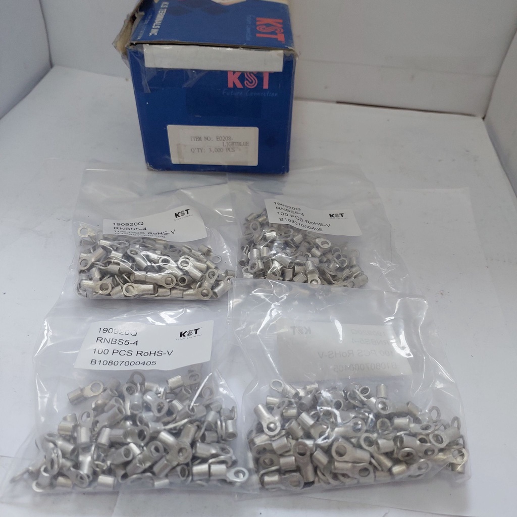 หางปลากลมเปลือย RING TERMINAL NON-INSULATE "KST" *** (ราคาต่อแพ็คค่ะ ...