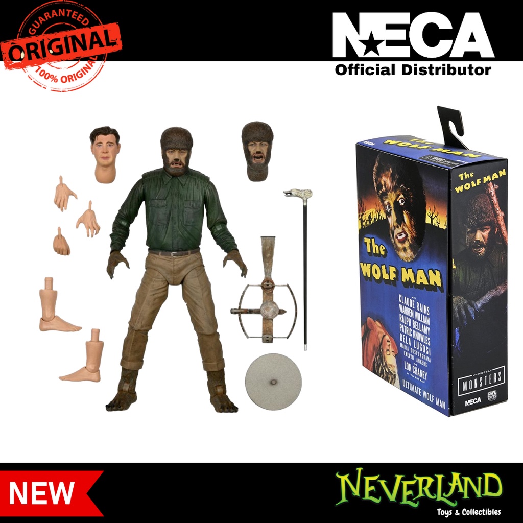 (NECA) Universal Monsters Ultimate Wolf Man 7 Scale Color Action Figure ...