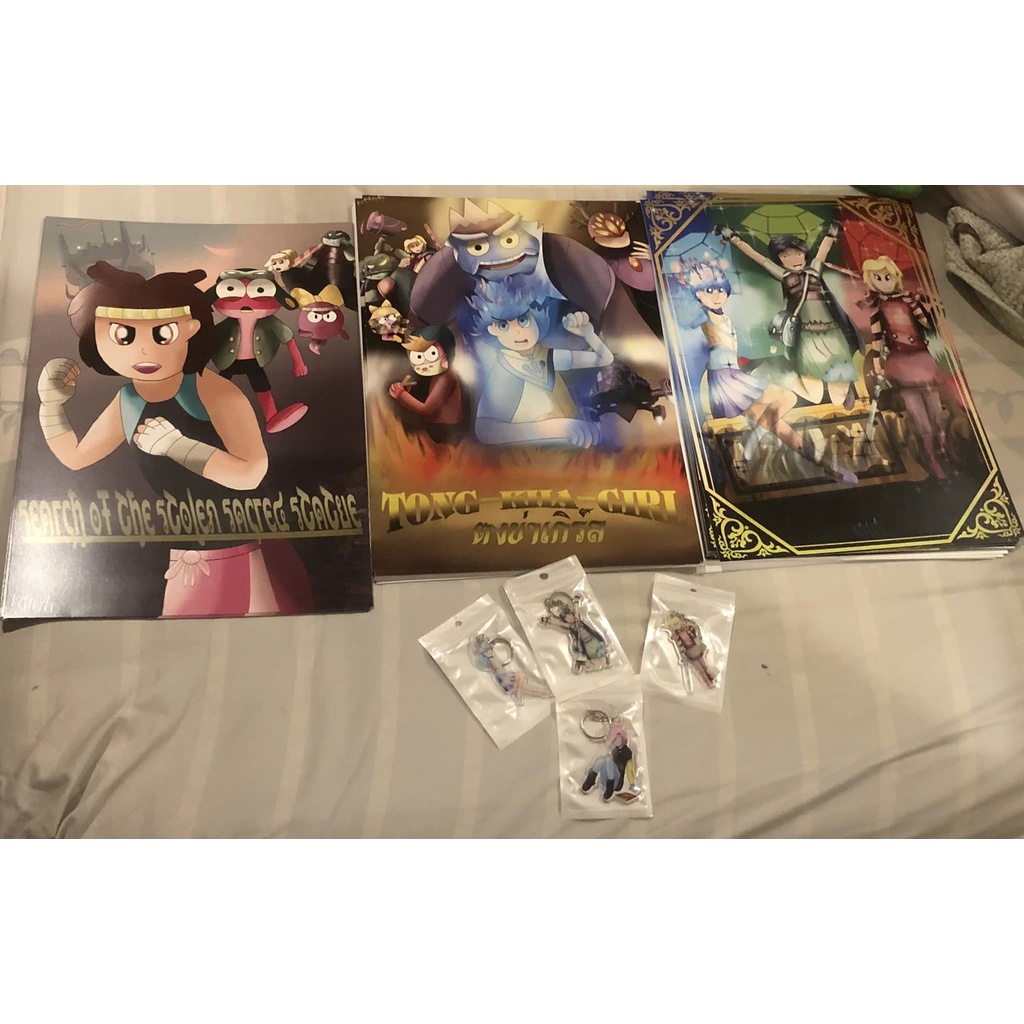 Disney Amphibia Keychain and Poster แอมฟิเบีย พวงกุญแจ โปสเตอร์ แฟน ...