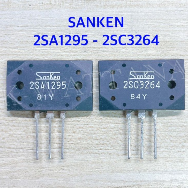 Transitor ทรานซิเตอร์ เบอร์ 2SA1295 - 2SC3264 ยี่ห้อ Sanken ของแท้ จำนวน 1 คู่ | Shopee Thailand