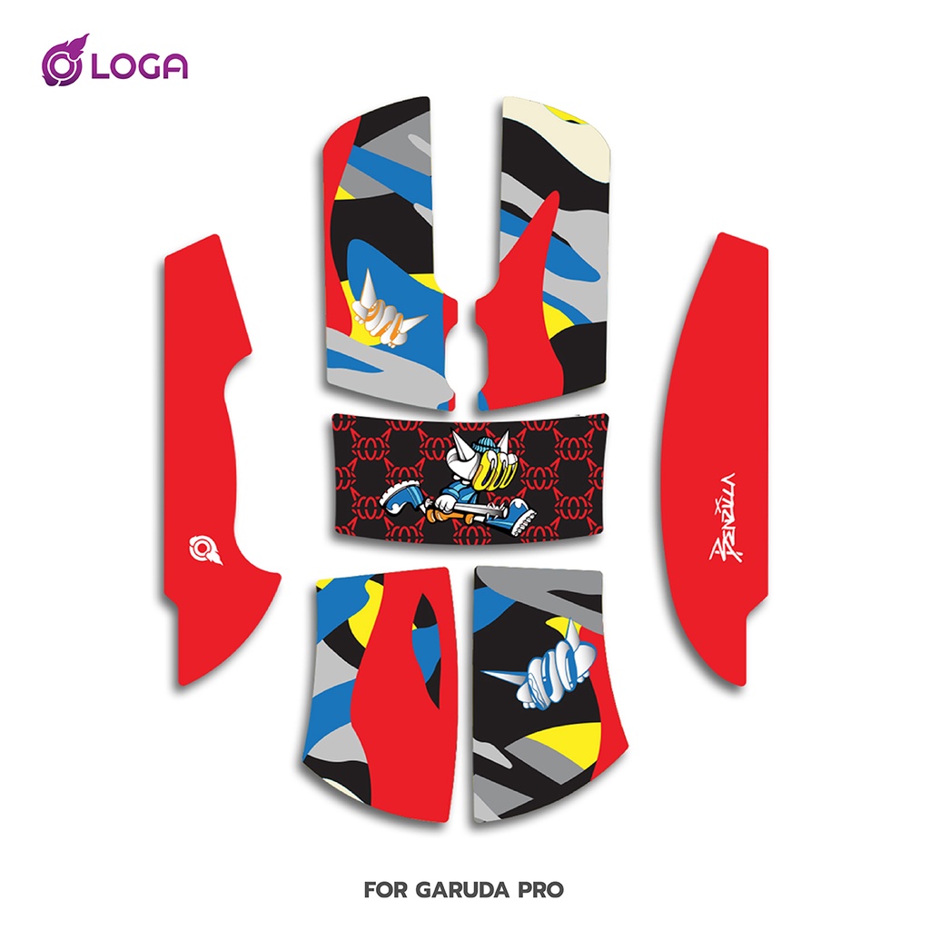 LOGA Premium mouse skins (Grip tapes) : Benzilla edition | Shopee Thailand