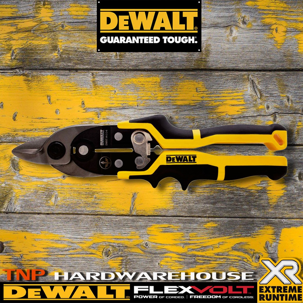 DEWALT DWHT14694-0 bullnose aviation snips กรรไกรตัดสังกะสี คีมตัดโลหะ ...