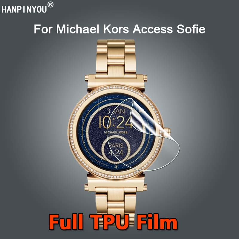 สําหรับ Michael Kors MK Access Sofie Smartwatch ฟิล์มกันรอยหน้าจอ TPU ...