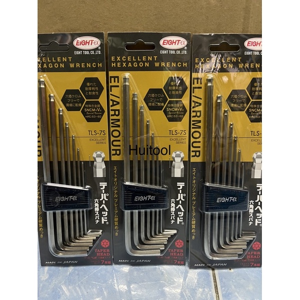 eight ประแจหกเหลี่ยมยาว ประแจแอล 7ตัว/ชุด รุ่นLHS-7หัวตัด made in japan ...