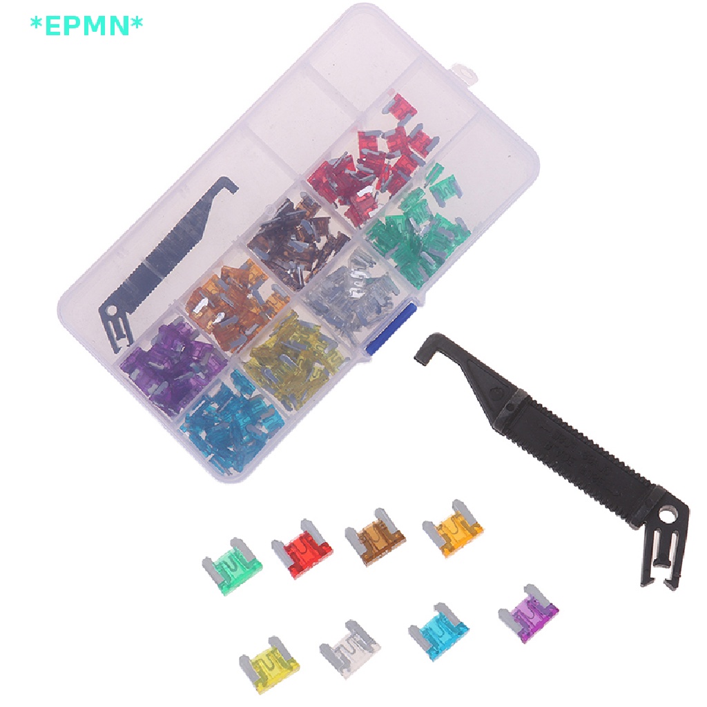 Epmn> ใหม่ ชุดฟิวส์ใบมีด ขนาดเล็ก 3A5A7.5A10A15A 20A25A30A สําหรับ ...