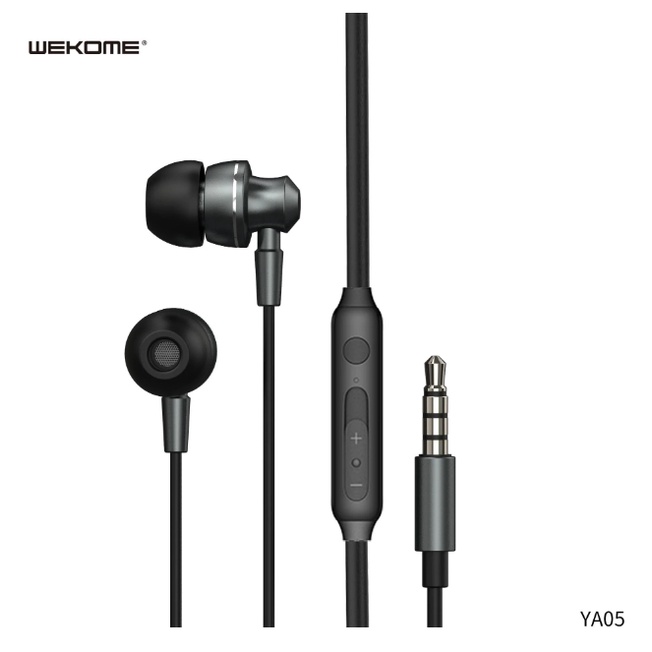 REMAXแท้!!! หูฟัง Small Talk มีปุ่มรับสาย ลดเสียงเพิ่มเสียง สีดำ YA05 **รับประกัน1ปี** | Shopee ...