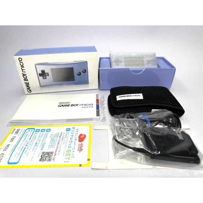 [เครื่องแท้ บอดี้แท้] เครื่อง GAME BOY micro (nintendo) [Blue] เล่นตลับ ...