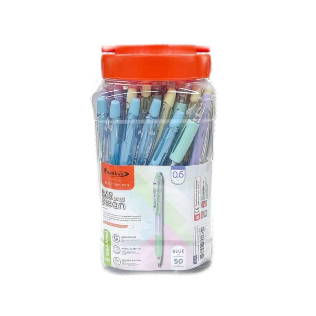 (50 ด้าม) ปากกาควอนตั้ม Quantum M5 MAXX KLEAN 0.5mm | Shopee Thailand