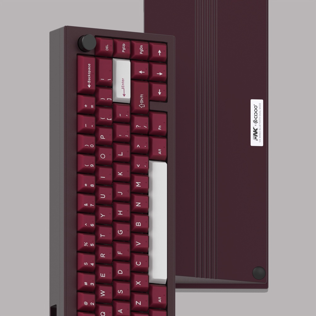 FinalKey V65 R2 Kit Wireless คีย์บอร์ด knob เคสอลู ไร้สาย แถมคีย์แคป ...