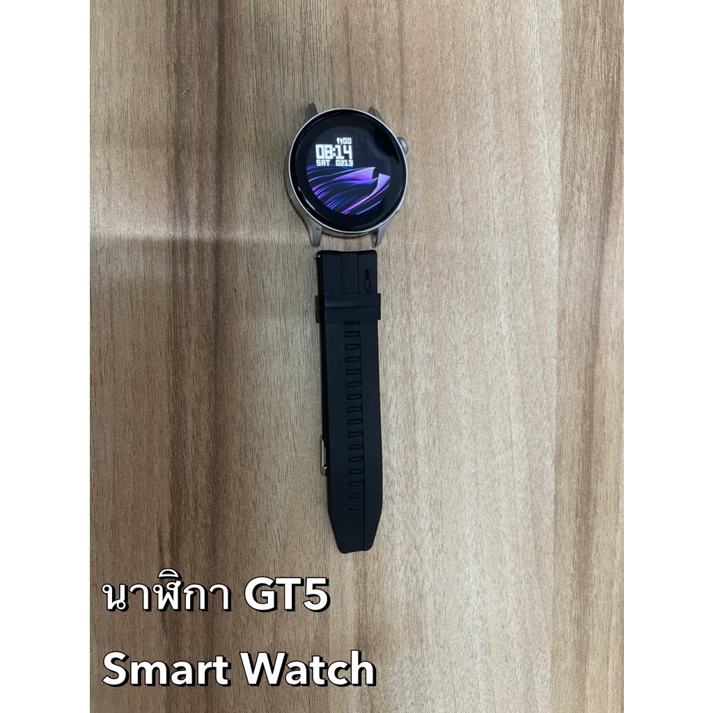 นาฬิกา GT5 Smart Watch รองรับแจ้งเตือนข้อความภาษาไทย จอใหญ่ นับก้าว ใช้ ...