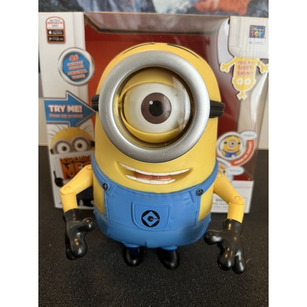 Minion Stuart Laughing Action Figure มินเนี่ยนพูดได้ ของแท้ มือสอง ...
