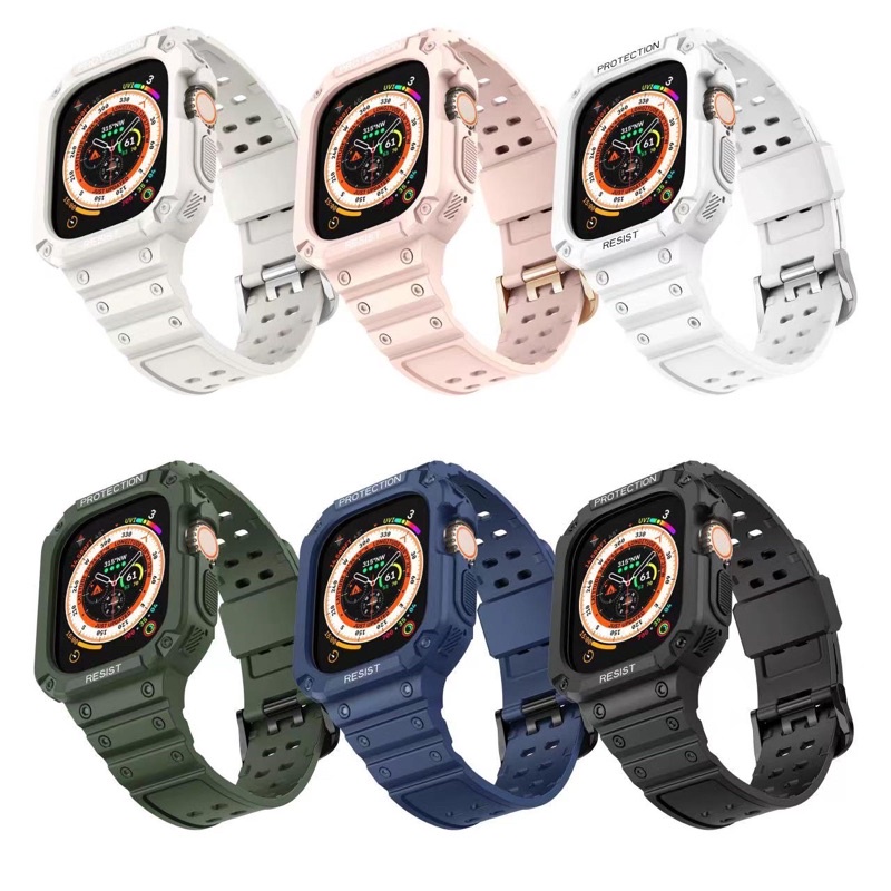 case +สาย 49mm สาย smart watch ultra 8 pro สายสําหรับแอปเปิ้ลวอชพร้อมเค ...