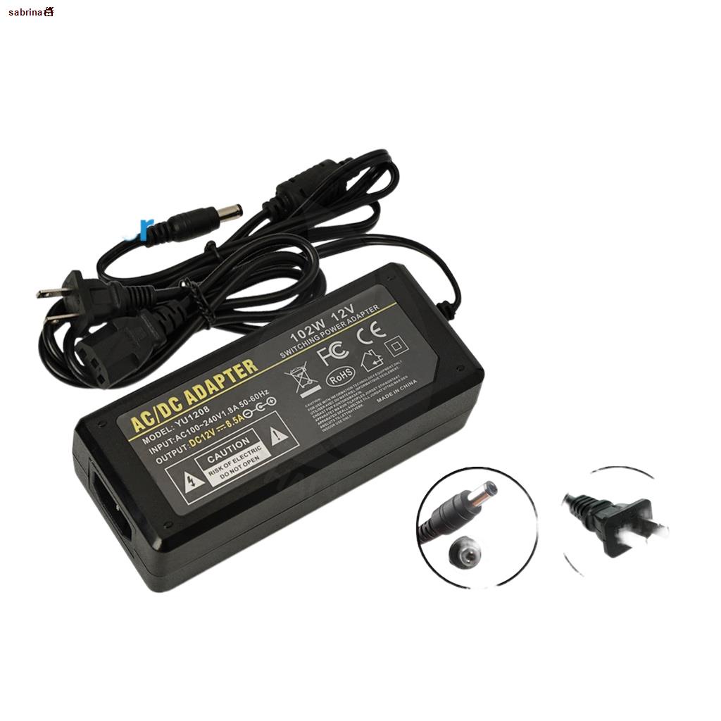 พร้อมส่ง อะแดปเตอร์ Adapter 12VDC 8.5A 5.5 mm. x 2.5 รุ่น YU1208 ...
