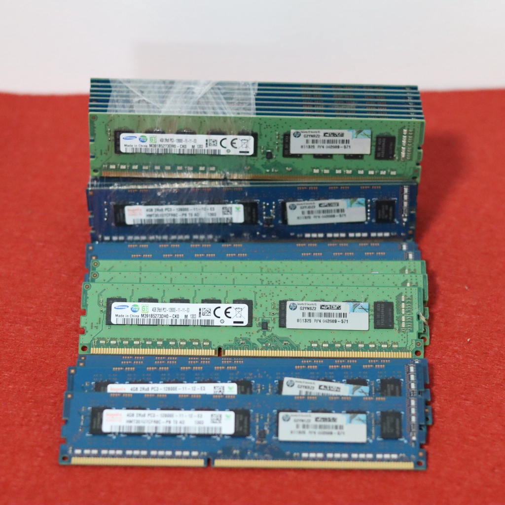 แรม 4GB 2RX8 PC3-12800E DDR3-1600MHz 240PIN ECC 1.5V Unbuffered Server สําหรับใส่ workstation ...