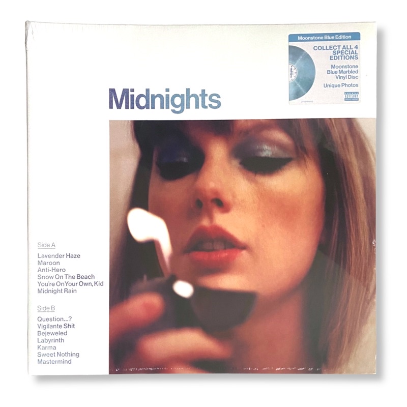Taylor Swift - Midnight (Moonstone Blue Colored Vinyl) | Shopee Thailand