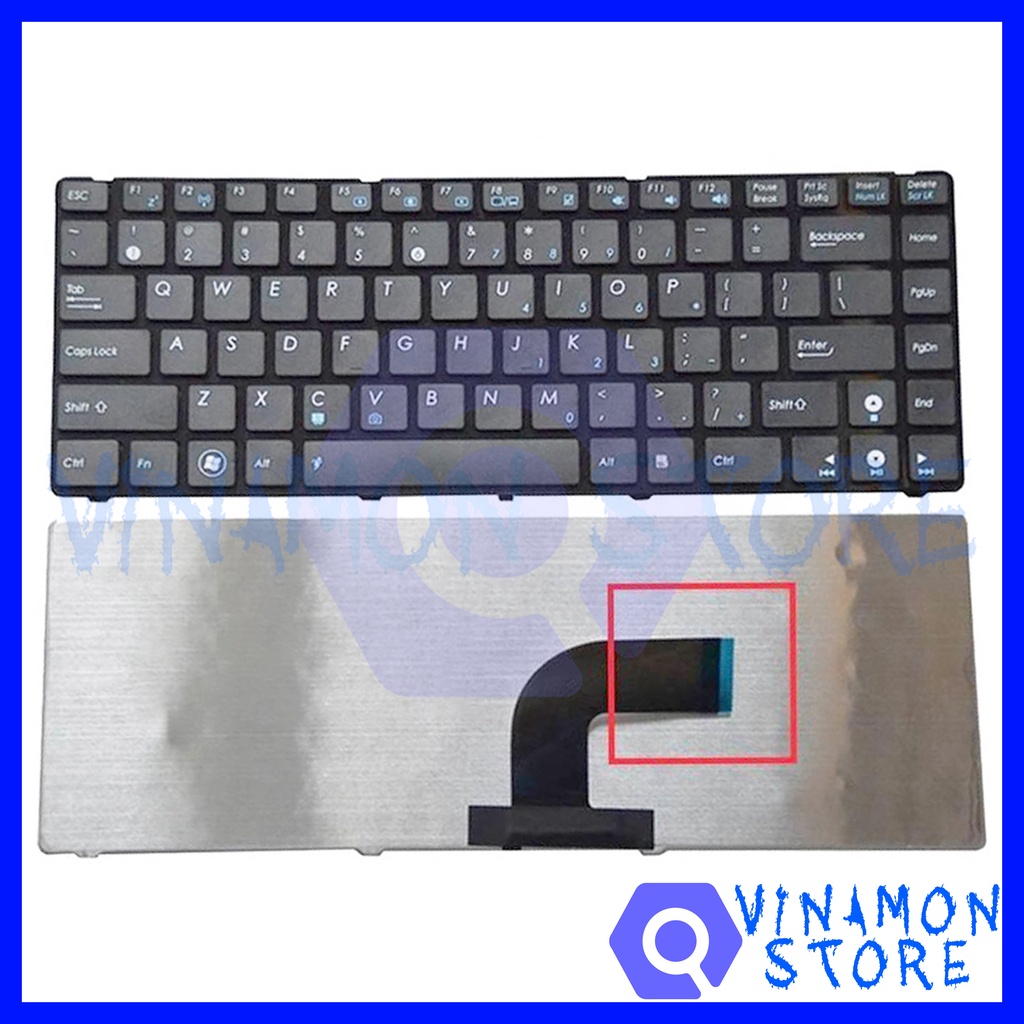 คีย์บอร์ด ASUS A43S A43SA K43S K43SA K43SJ FRAME SOCKET Turn US LAYOUT ...