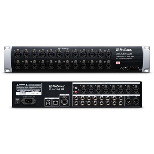 PreSonus StudioLive 32R ดิจิตอล สเตจบ๊อกซ์ 46x26 digital rack mixer ...