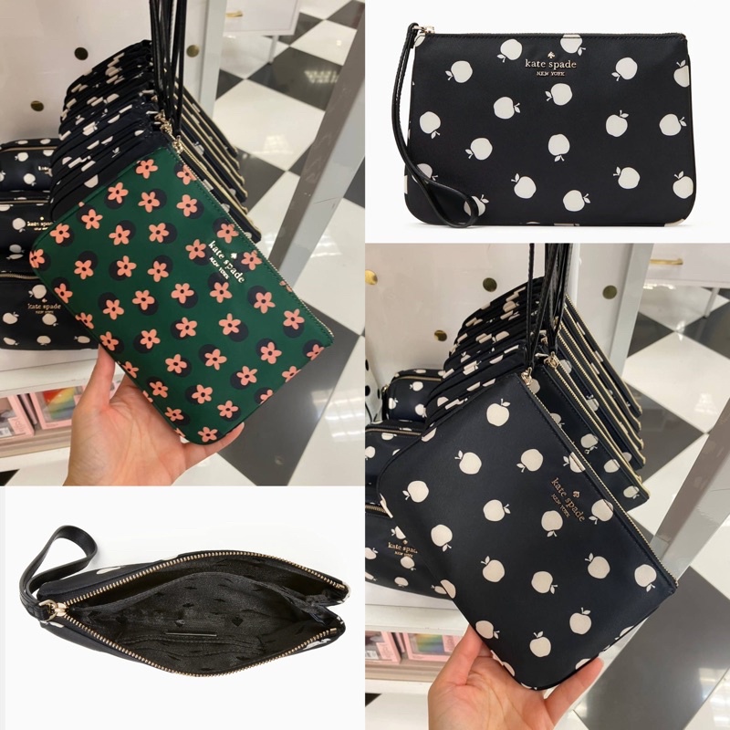 Kate Spade Chelsea Medium Wristlet Pouch ใส่โทรศัพท์ได้ทุกรุ่น | Shopee ...