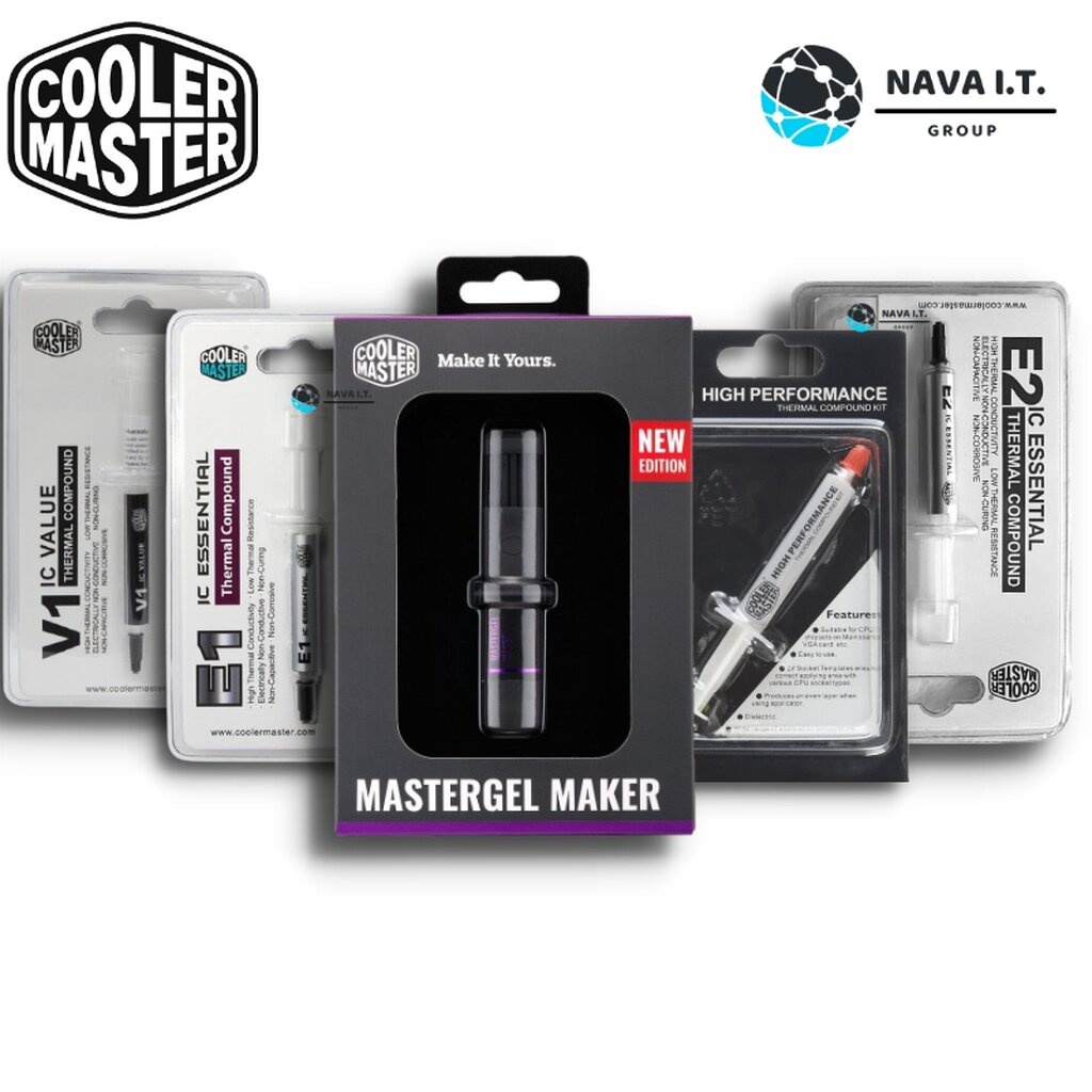 🛵มีส่งด่วน💨 COOLER MASTER E1/E2/HTK-002-U1/V1/ PROV2/CRYOFUZE ซิลิโคน THERMAL COMPOUND MASTERGEL ...