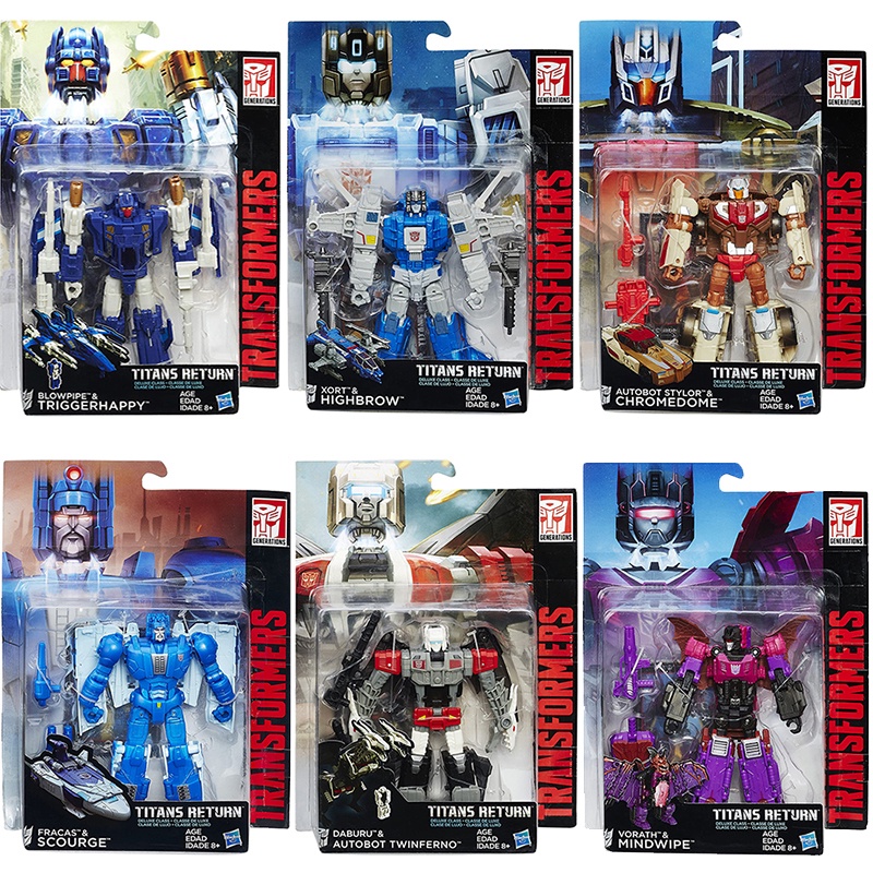 Transformers Generations Deluxe Titans Return IDW Skull Smasher Vorath ...