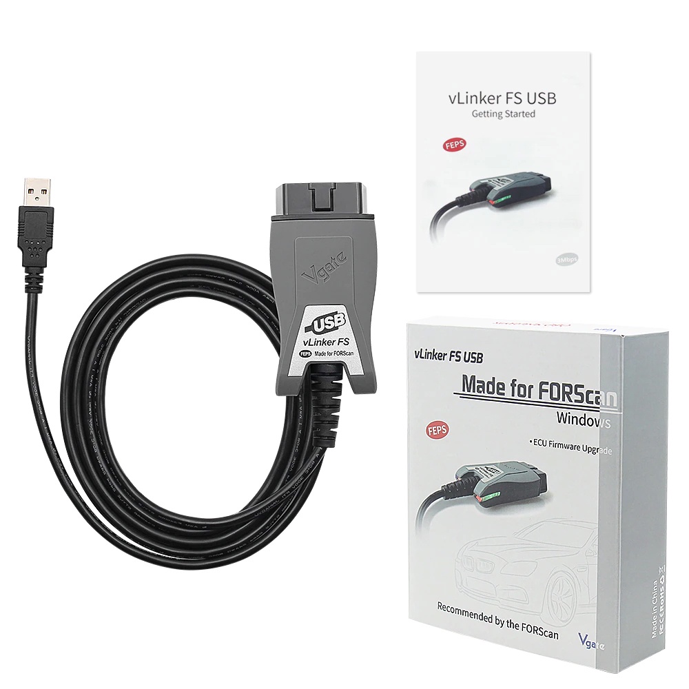 [พร้อมส่งจากไทย] Vgate Vlinker FS USB OBD2 Adapter for FORScan official ...