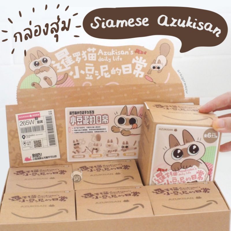 📦พร้อมส่ง📦กล่องสุ่มแมววิเชียรมาศ Azukisan's daily life | Shopee Thailand