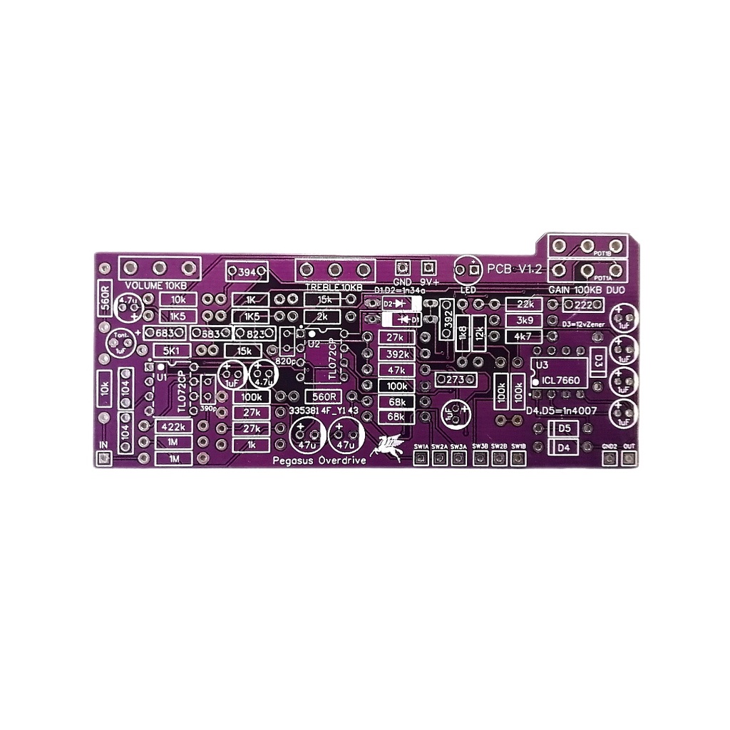 PCB Klon Overdrive (Clone) สำหรับงาน DIY | Shopee Thailand