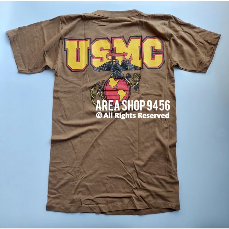 เสื้อซับในทหาร สีน้ำตาล t-shirt soffe usmc | Shopee Thailand
