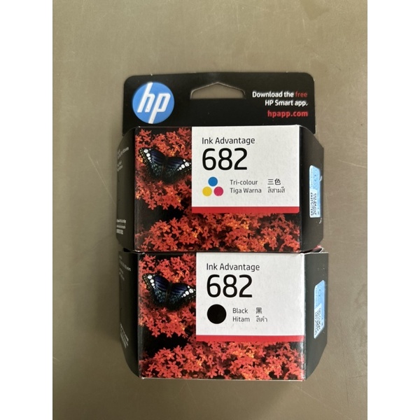 หมึกแท้ HP 682 ดำ สี Black 3YM77AA Color 3YM76AA ของแท้ 100% ออกใบกำกับ ...