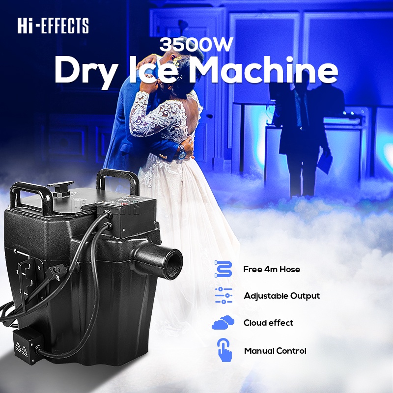A3500W Dry Ice Fog Machine Low Lying Smoke Machine Party Wedding ...