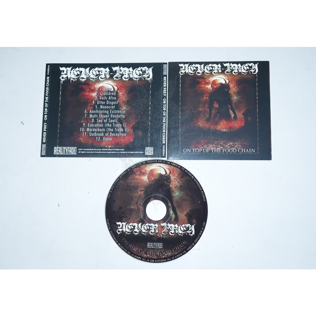 Cd - NEVER PREY - OnTopOfTheFoodChain | Shopee Thailand