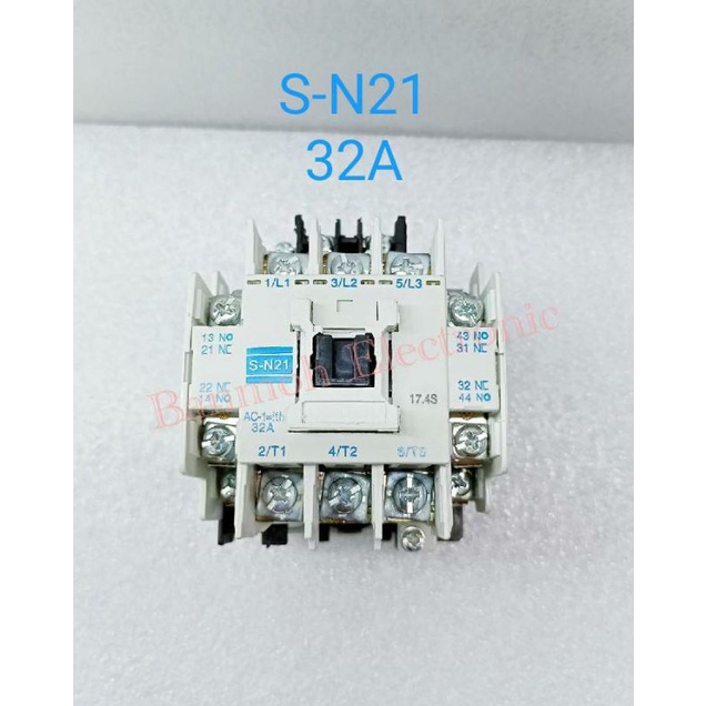S-N25 แมกเนติกคอนแทคเตอร์ มีโวล์ให้เลือก24V,110V,220V380V SN-25 ยี่ห้อ ...