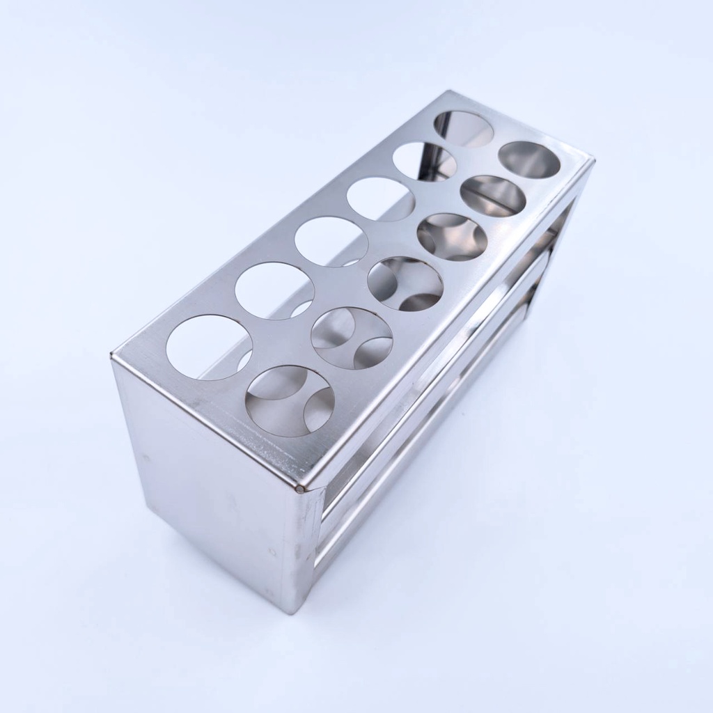 ที่วางหลอดทดลอง แบบสแตนเลส Stainless (Test Tube Stand) | Shopee Thailand