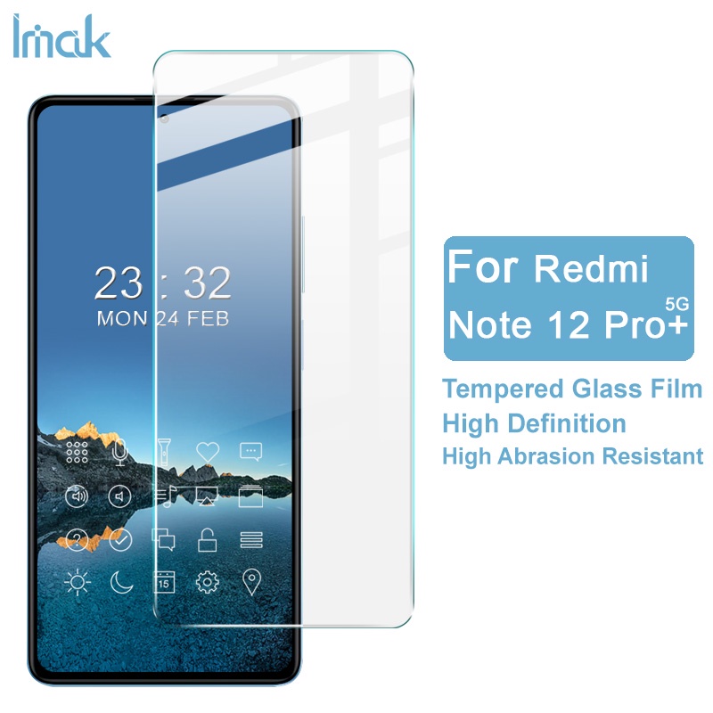 Original Imak Redmi Note 12 Pro Plus 5G 9Hกระจกนิรภัยป้องกันการระเบิด ...