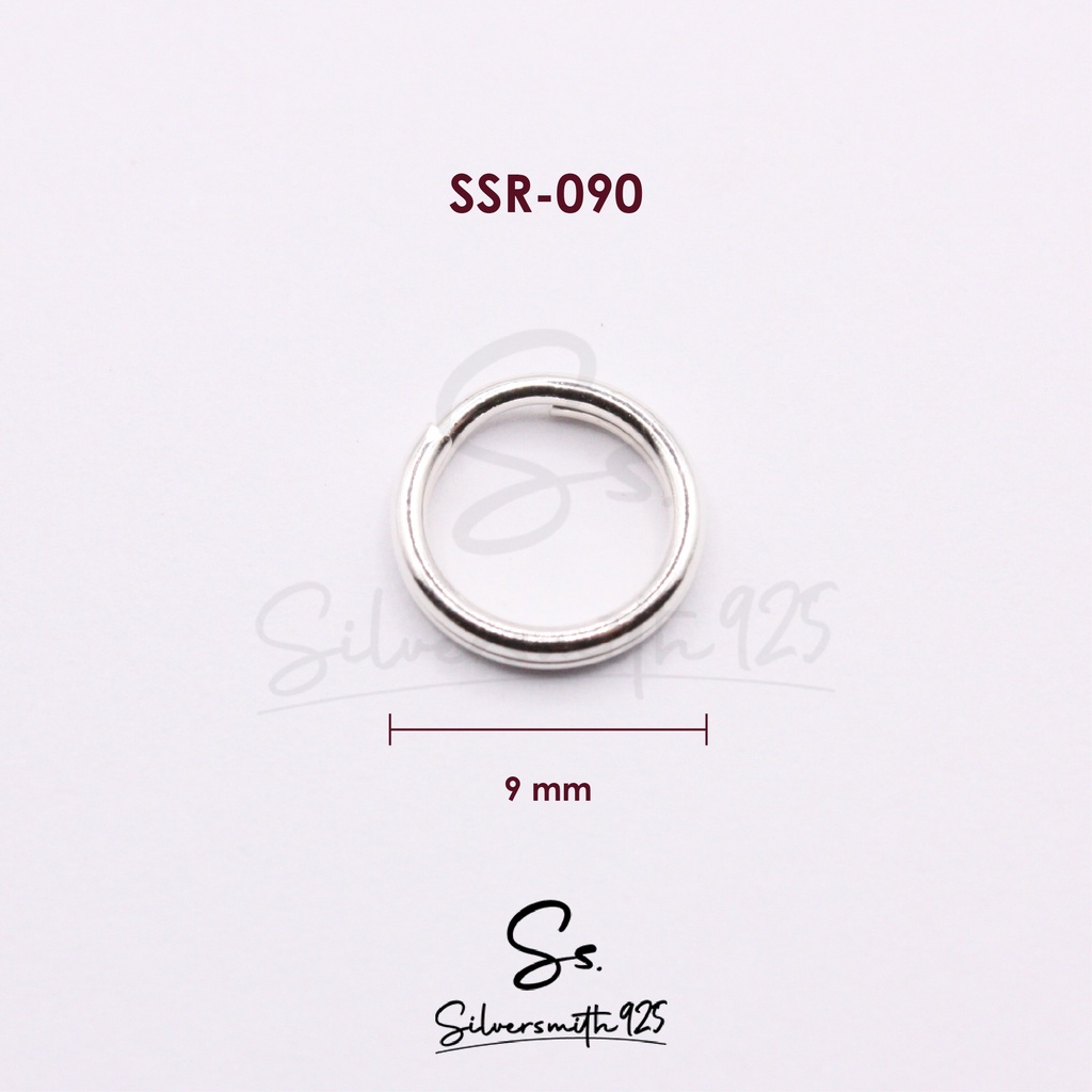 ห่วง แบบพวงกุญแจเงินแท้ 92.5% ห่วงพวงกุญแจ Sprit Ring | Shopee Thailand