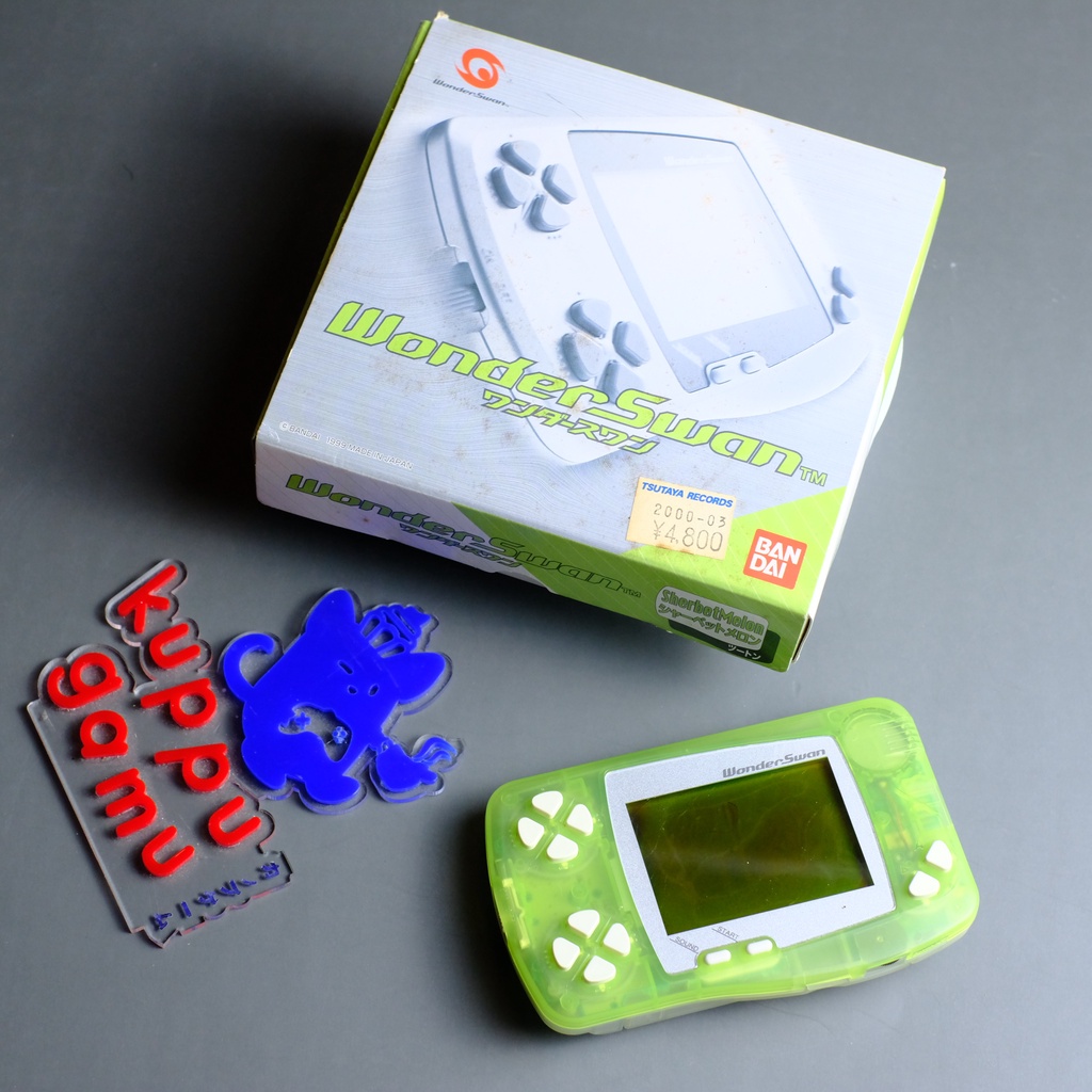WonderSwan Wonder Swan Color เครื่องเกมเกม Retro จาก Bandai มือสอง สภาพ ...