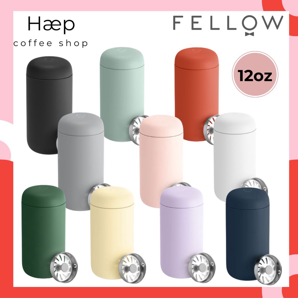 FELLOW Carter Move Mug (slim) แก้วกาแฟ เก็บอุณหภูมิ 12oz (355ml ...