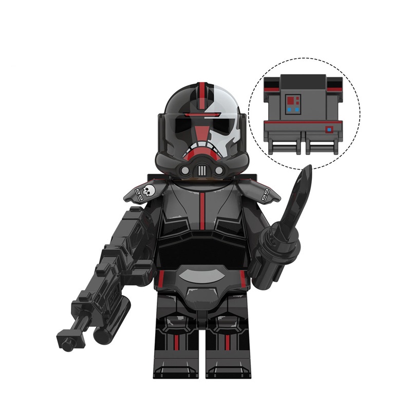 ฟิกเกอร์ตัวต่อพลาสติก รูปการ์ตูน Clone Storm Airborne Cody Trooper ขนาด ...