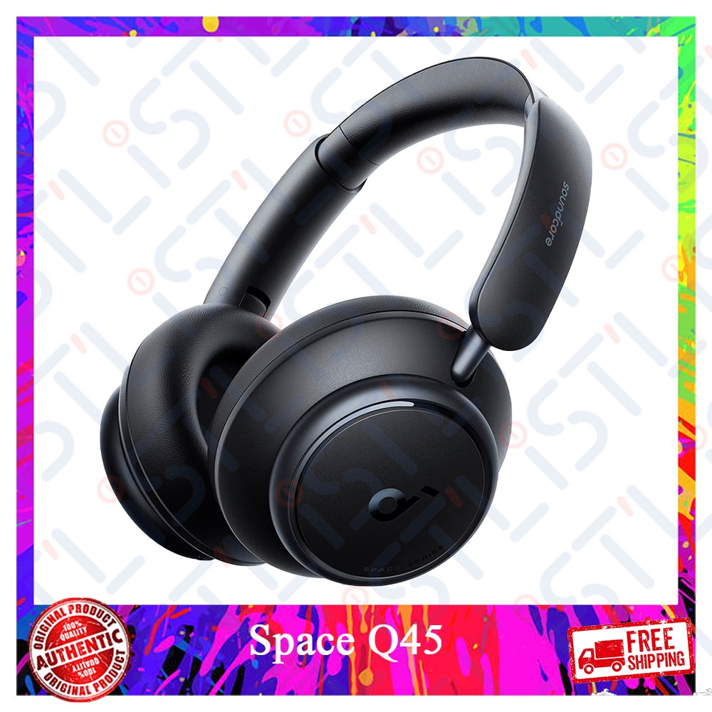 Anker Soundcore Space Q45 True Wireless Noise Cancelling Over-the-Ear ...