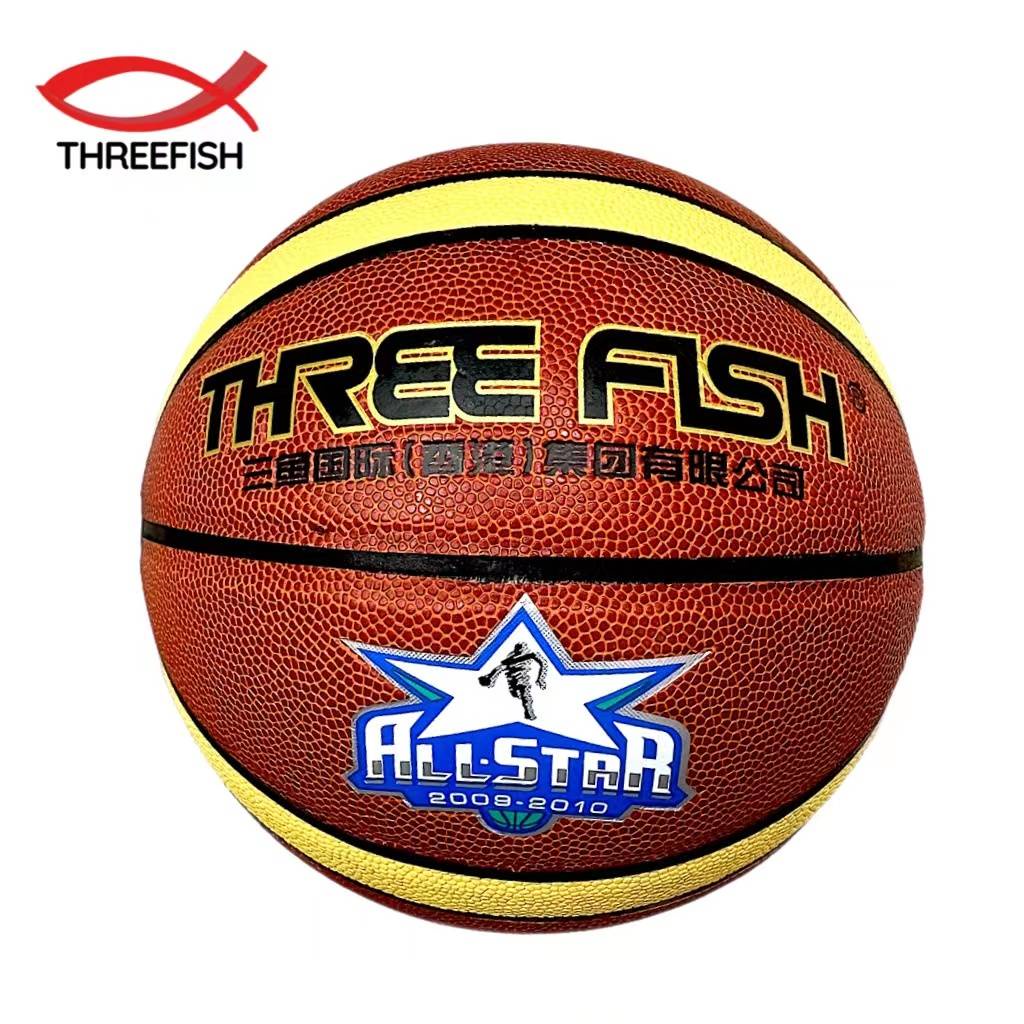 ลูกบาสเกตบอล THREEFISH 2 เบอร์ 7 (รุ่นใหม่ 2022) เล่นได้ทั้งพื้นปูน และ ปาเก้ | Shopee Thailand