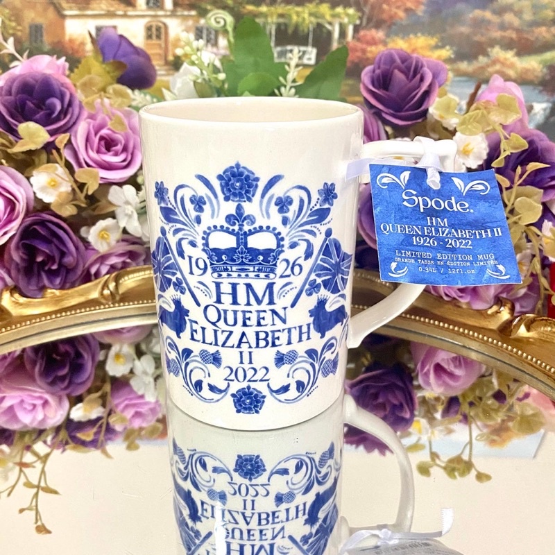 Spode HM Queen Elizabeth II 1926-2022 Limited Edition Mug แก้ว แก้วมัก ...