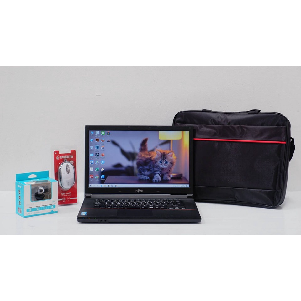 โน๊ตบุ๊ค มือสองสภาพดี NOTEBOOK Fujitsu A574 CPU Intel inside RAM 4 HDD ...