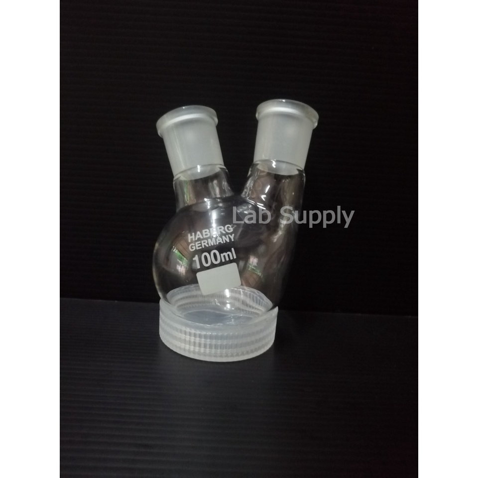 Round Bottom Flask ,2 Neck (ขวดก้นกลม 2 คอ) 100 ML,250ML,Joint 24/29_Haberg/Germany | Shopee ...